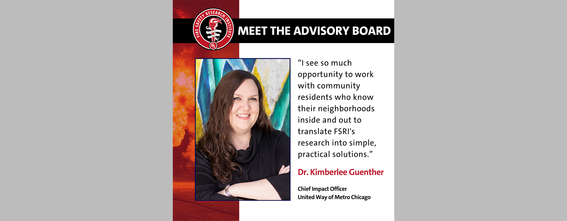 Meet the Advisors: Kimberlee Guenther, PhD | The Fire Safety Research Insitute (FSRI), part of ...
